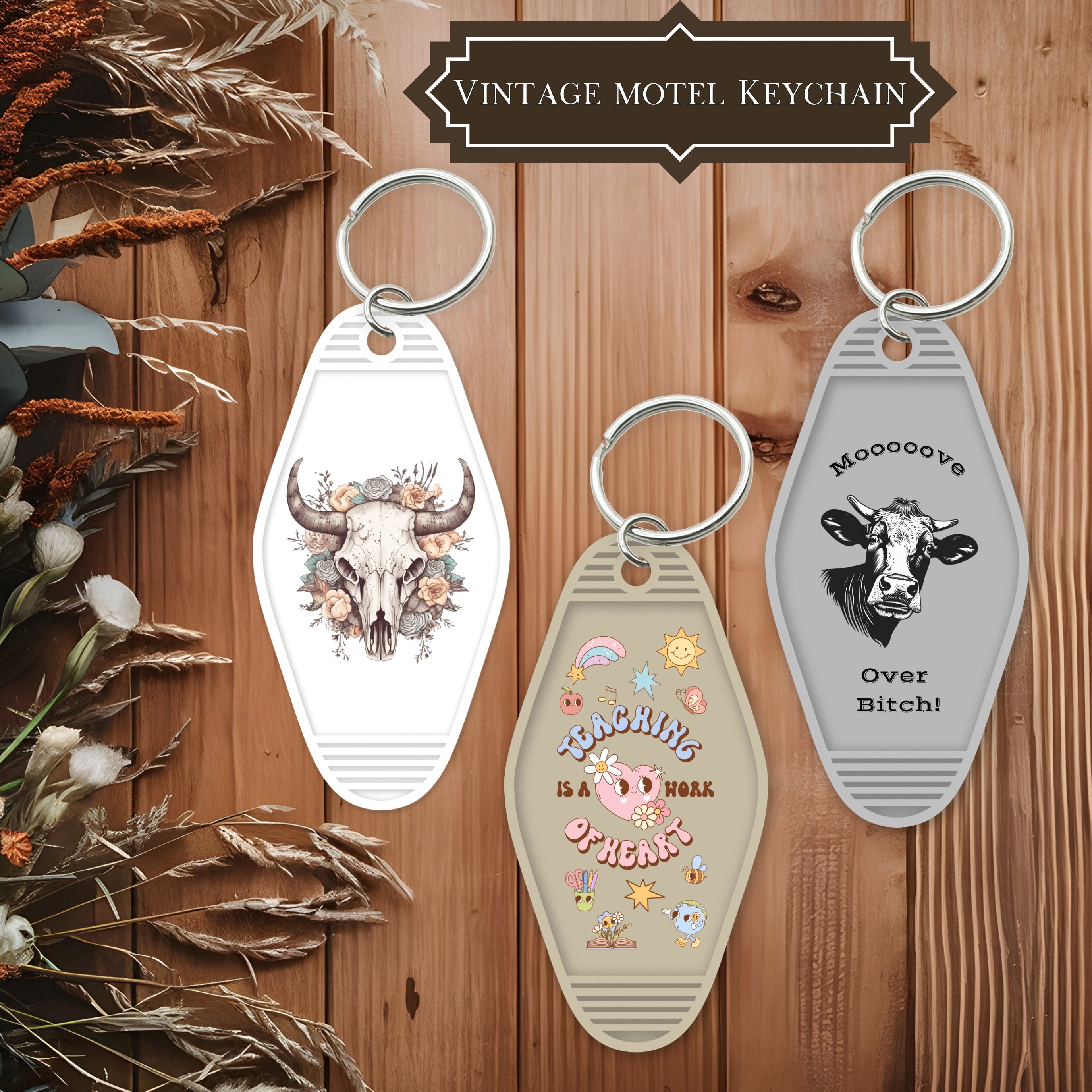 Vintage Motel Keychain – Kotton and Co.